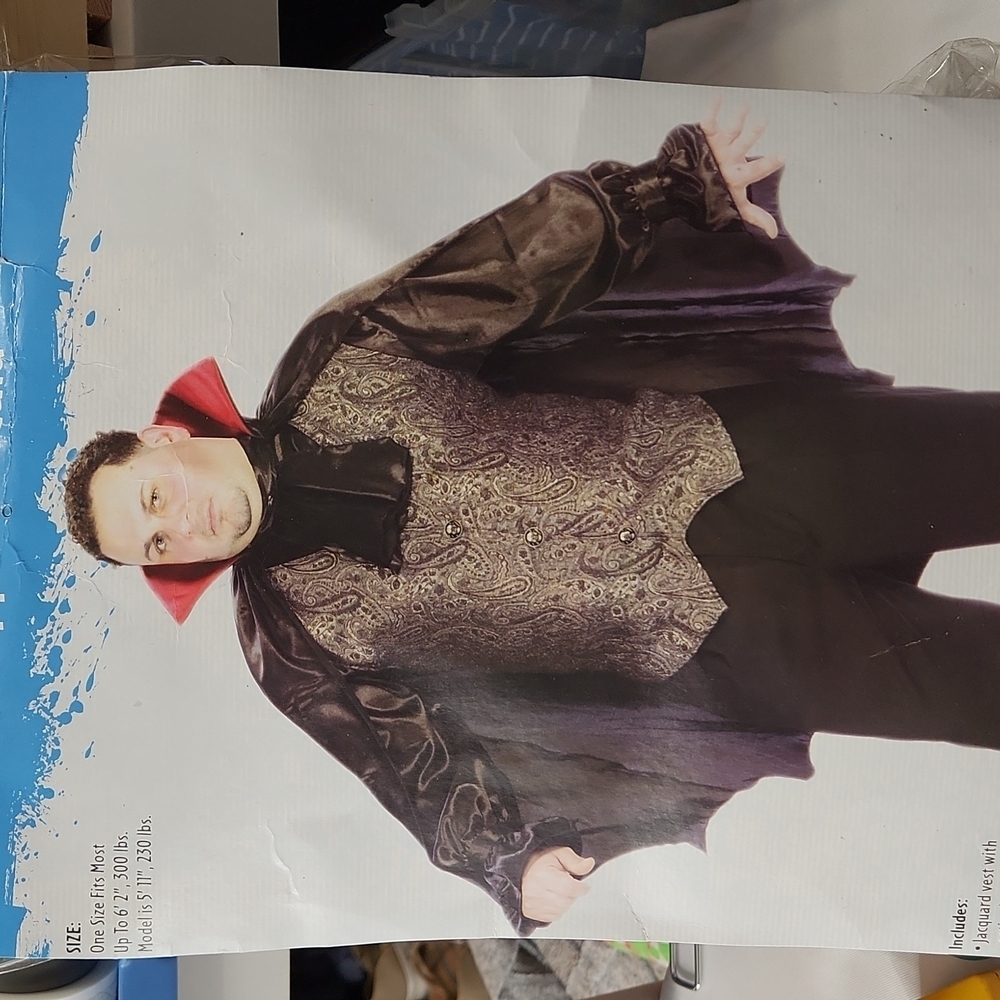 Dapper Dracula Costume Plus Size - Gem